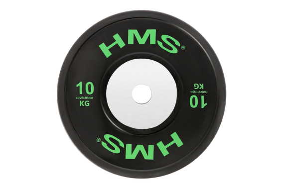 Sklep Sportowy - TALERZ OLIMPIJSKI BUMPER 10 KG BTBR10 /HMS - ss24.pl